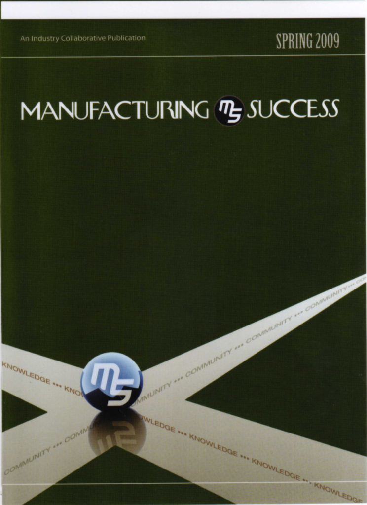 Manufacturing Success Magazine - Construction Results Corporation